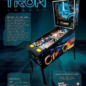 Tron Legacy Pinball Machine | Movie Pinball | Arcade Direct