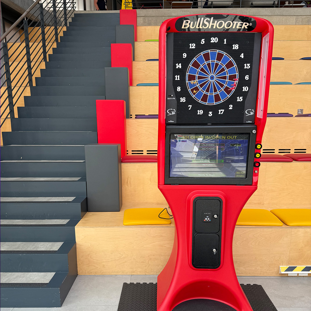 Bull Shooter Electronic Darts Machine Hire | Arcade Direct UK